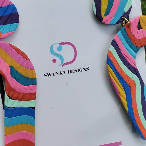 Swanky Designs | Jewelry | New Swanky Designs Psychedelic Colorful ...